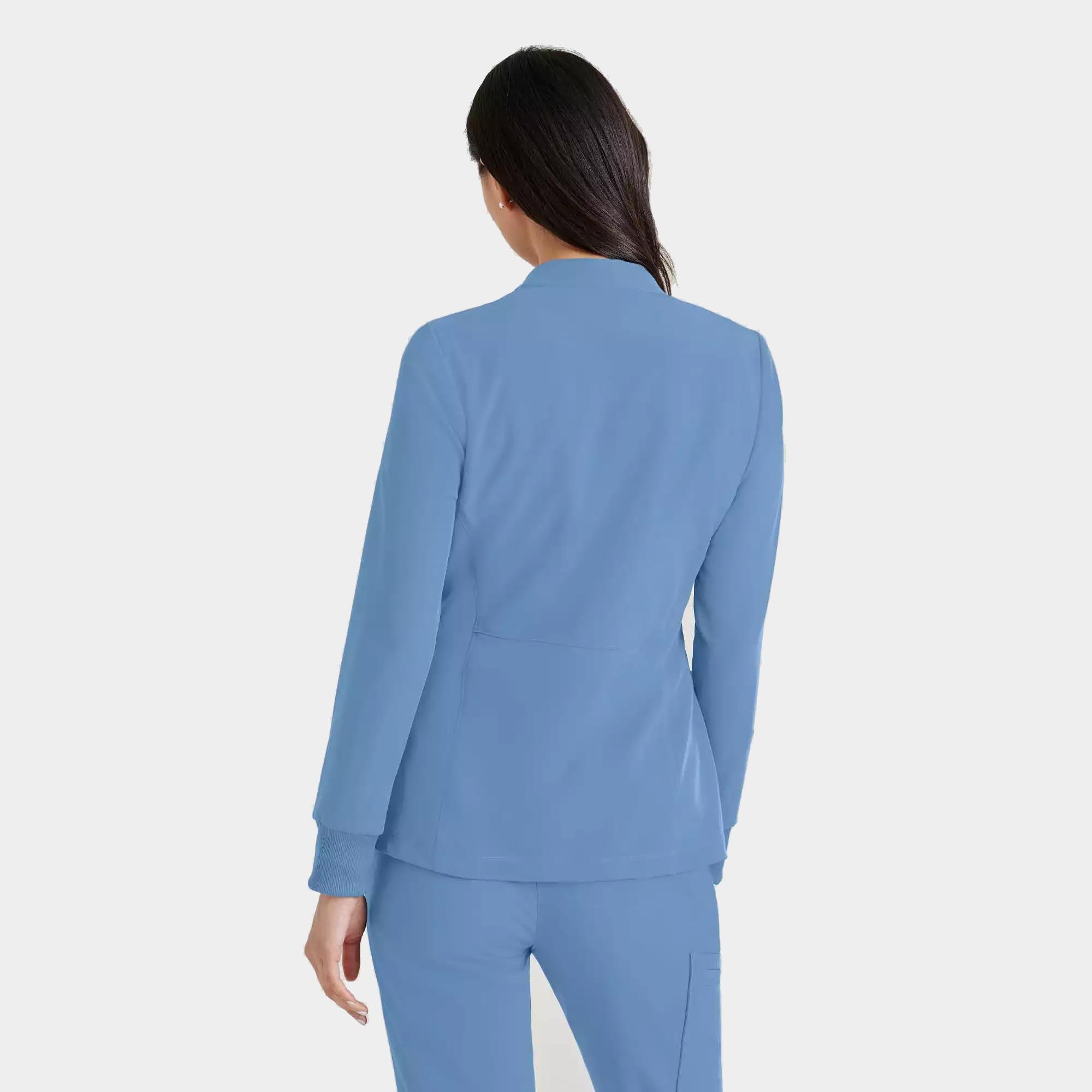 Barco Unify Women's 3 Pocket Zip Front Warm Up Jacket | BUW884 ...